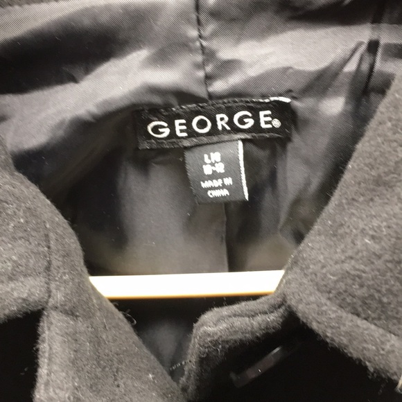 George | Jackets & Coats | George Jacket Black Size Large | Poshmark
